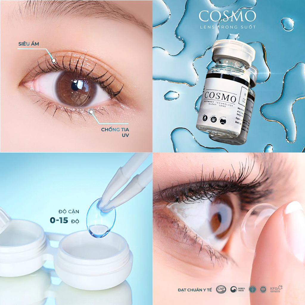 KÍNH ÁP TRÒNG LENS TRONG SUỐT CAO CẤP COSMO - KOREA | Mua 1 cặp Tặng ...