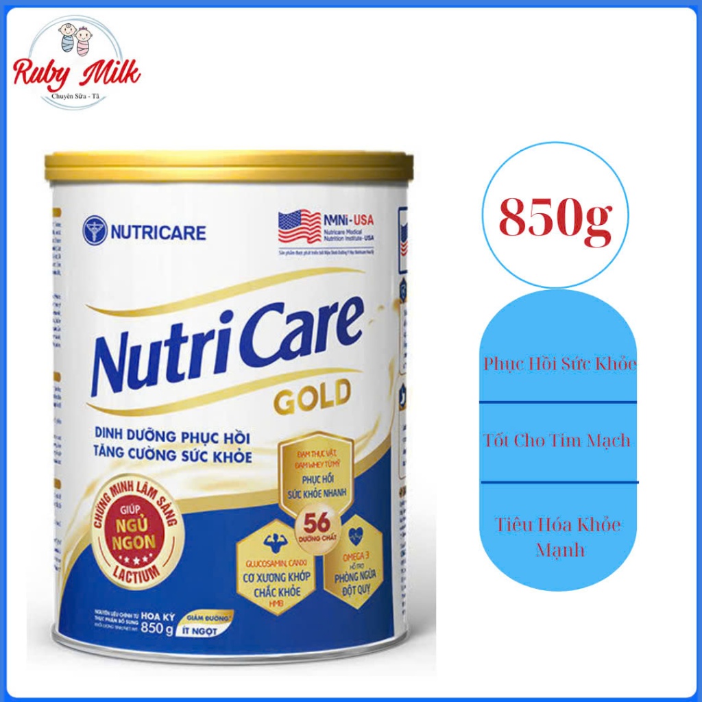 Sữa Bột Nutricare Gold Lon 850g Phục Hồi Sức Khỏe | Shopee Việt Nam