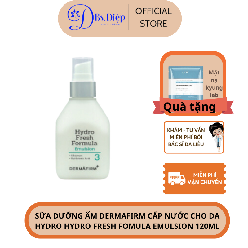 Sữa dưỡng ẩm Dermafirm cấp nước cho da hydro Hydro Fresh Fomula ...