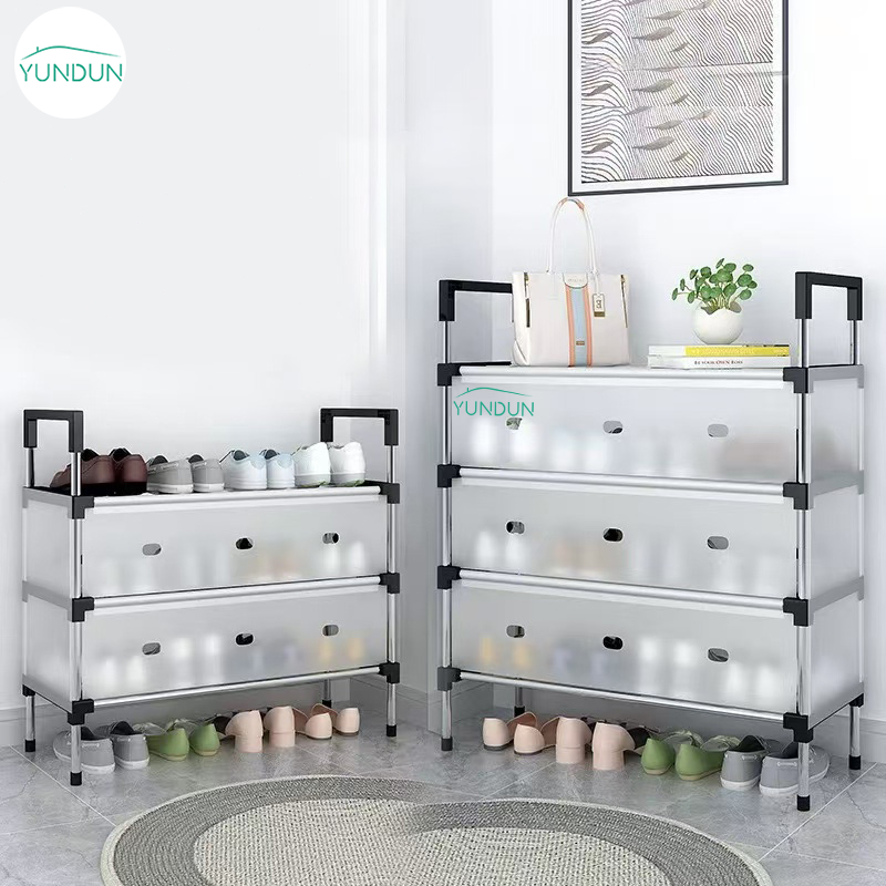 YUNDUN Kệ Để Giày 5Tầng Kệ Inox Có Màn Chống Bụi Giá Giày Dép Kệ giày ...