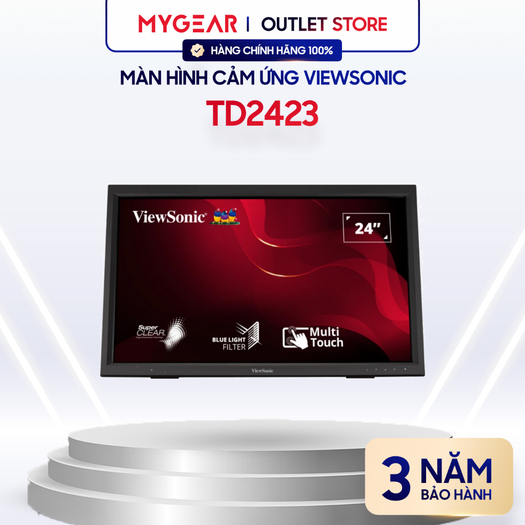 Màn hình cảm ứng Viewsonic TD2423 24" FHD VA 75Hz (VGA, HDMI) - New ...