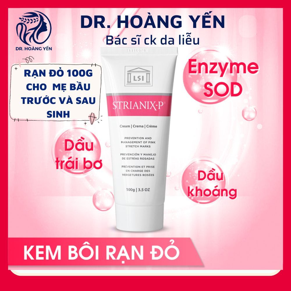 Kem Rạn Da STRIANIX 100g Làm Mờ Rạn Đỏ, Rạn Trắng, Giảm Ngứa Rạn Cho Mẹ ...