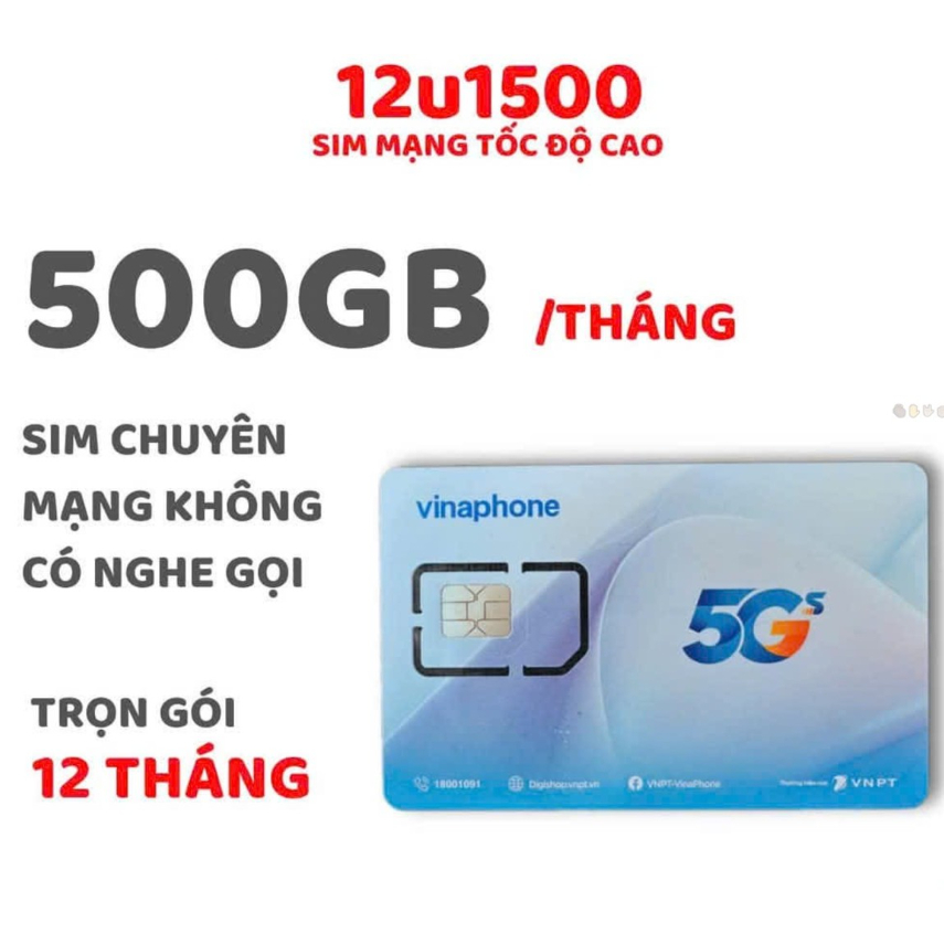 Sim 5G vào mạng 1 năm có 500GB/Tháng Vinaphone ,Mobi | Shopee Việt Nam