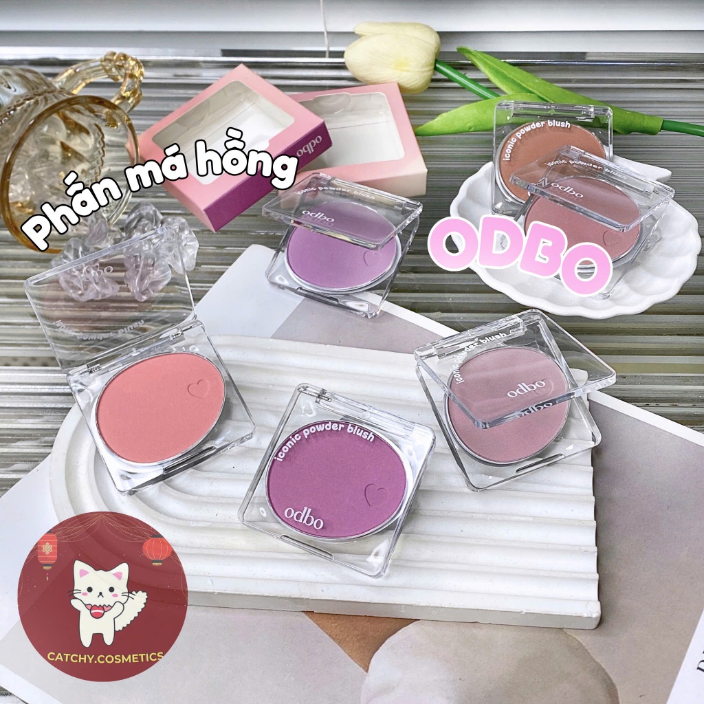 [ODBO] Phấn Má Hồng ODBO Đơn Sắc Quả Trứng, Iconic Power Blush, Tone Màu Tự Nhiên, 4.2g (OD1325 ...
