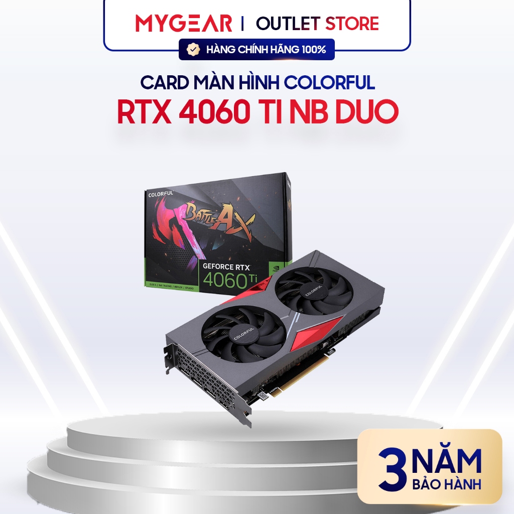 Card Màn Hình - VGA Colorful GeForce RTX 4060 Ti 16GB NB DUO 16GB-V ...