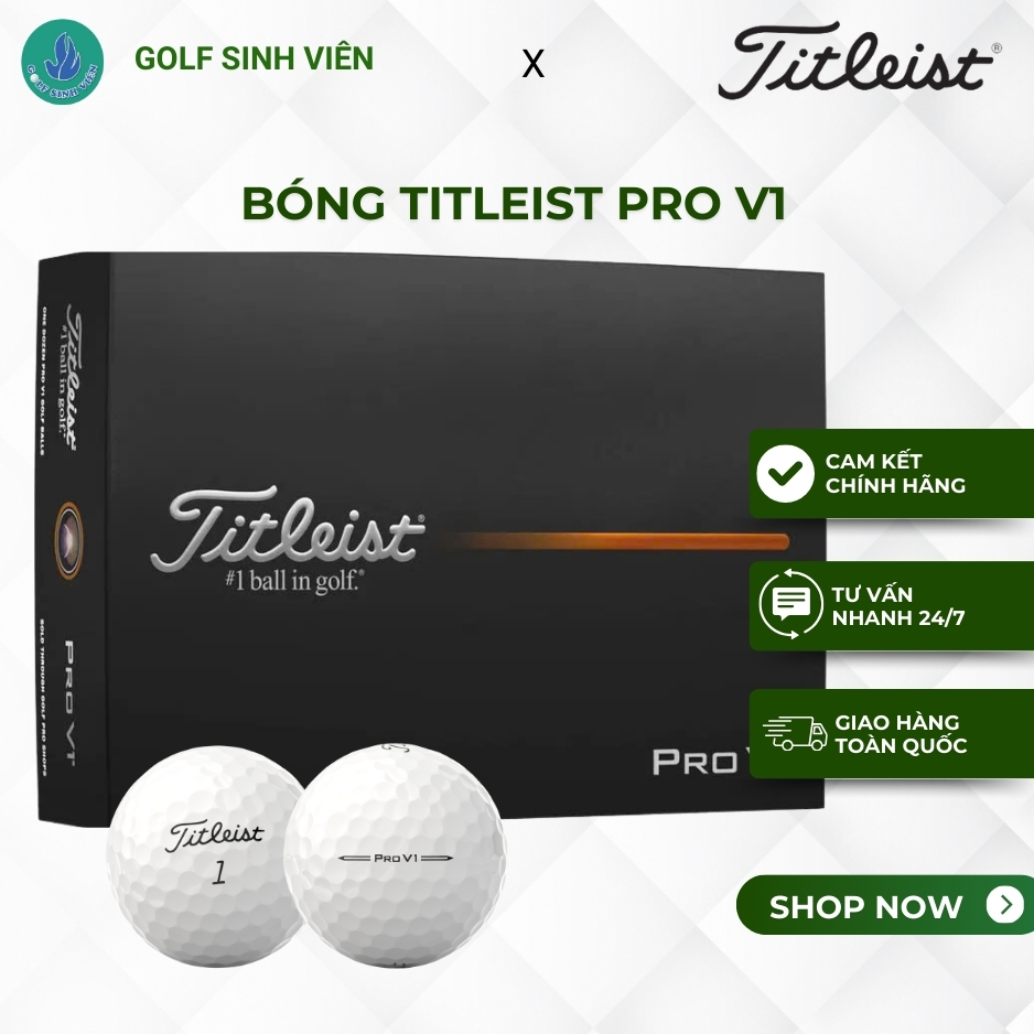 BÓNG TITLEIST PROV1/ PRO V1X CHÍNH HÃNG/ TITLEIST PROV1/V1X BALLS AUTHETIC💥[MẪU MỚI NHẤT 2025]💥 ...