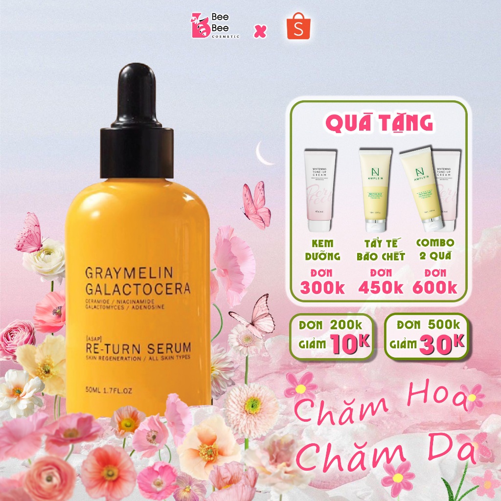 [AUTH 100%-DATE 2027] Serum Cấp Ẩm, Dưỡng Trắng, Giảm Thâm - Graymelin ...