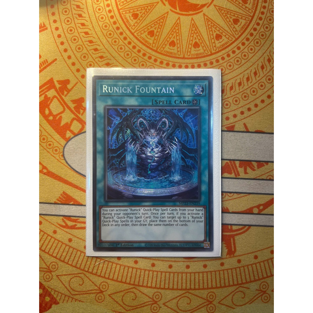 Thẻ Bài Yugioh chính hãng | Runick Fountain - MP23-EN239 - Prismatic ...