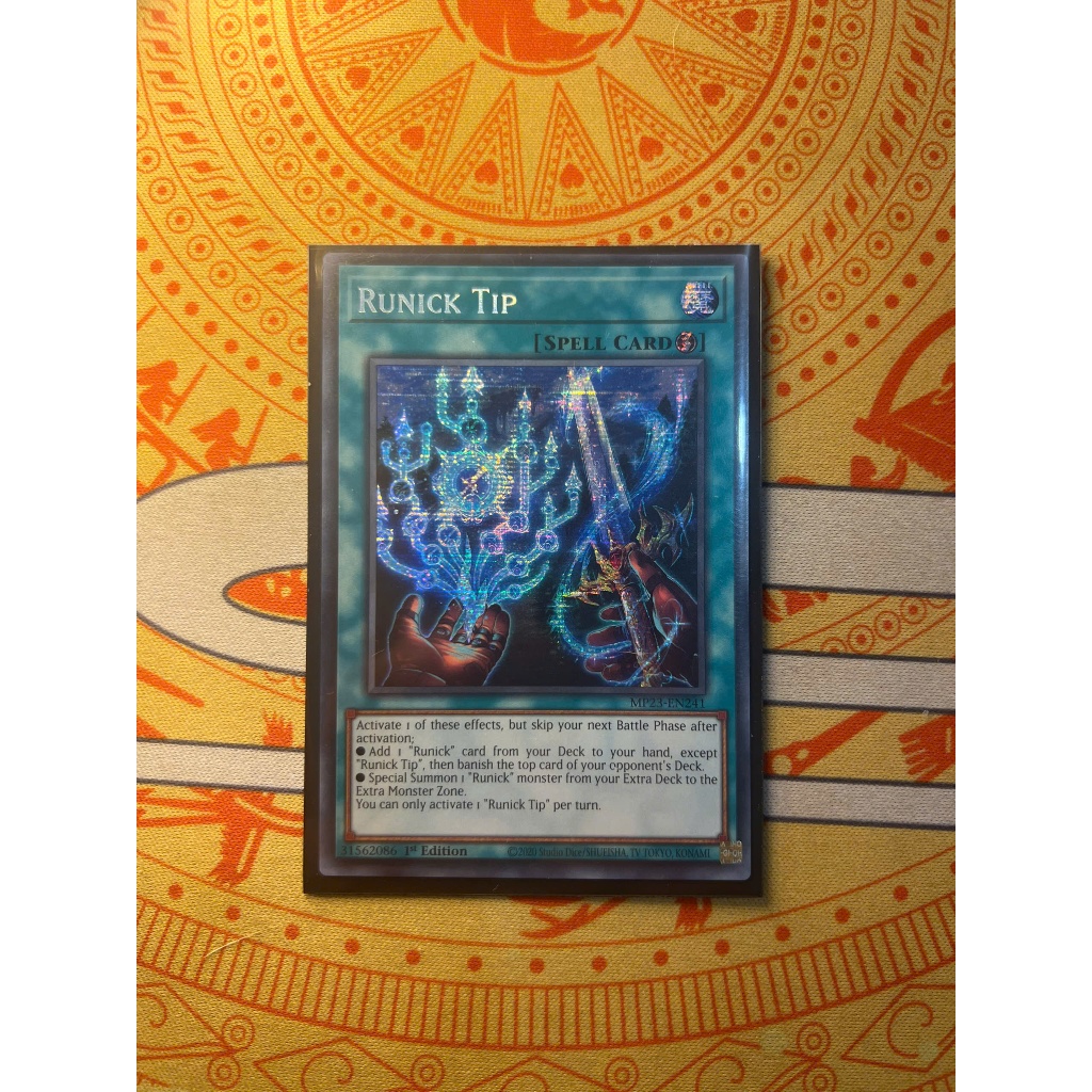 Thẻ Bài Yugioh chính hãng | Runick Tip - MP23-EN241 - Prismatic Secret ...