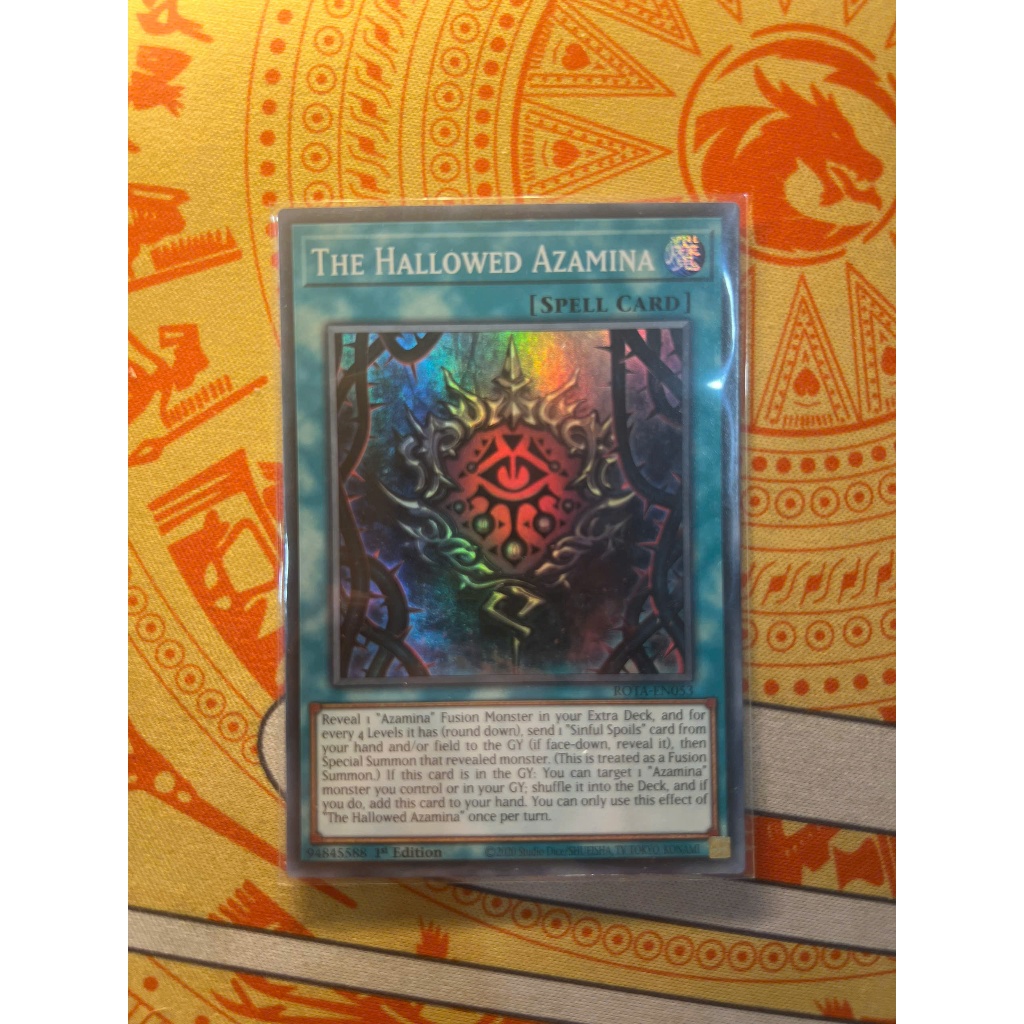 Thẻ Bài Yugioh chính hãng | The Hallowed Azamina - ROTA-EN053 - Super ...