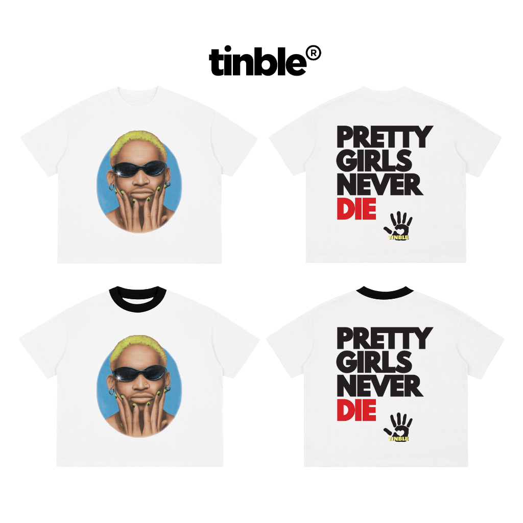 Áo Thun 260gsm Tinble - PRETTY GILRS - T- Shirt - Form BOXY | Shopee ...