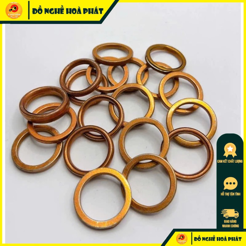 Gioăng đệm cổ pô xe máy - Ron pô dùng cho xe số, xe ga, xe côn Honda ...