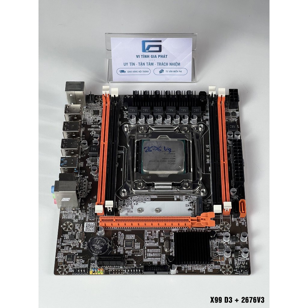Combo Main X99 Sniper DDR4 + CPU 2637V3 (mạnh bằng i5 10400F) + Ram4 ...