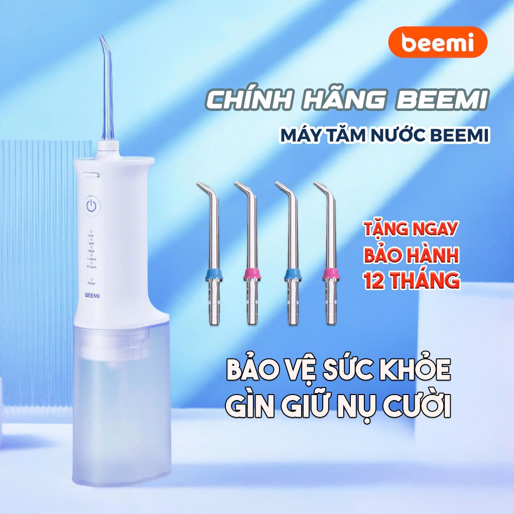 Tăm nước cầm tay chính hãng BEEMI dung tích 230ml nhỏ gọn tiện lợi ...
