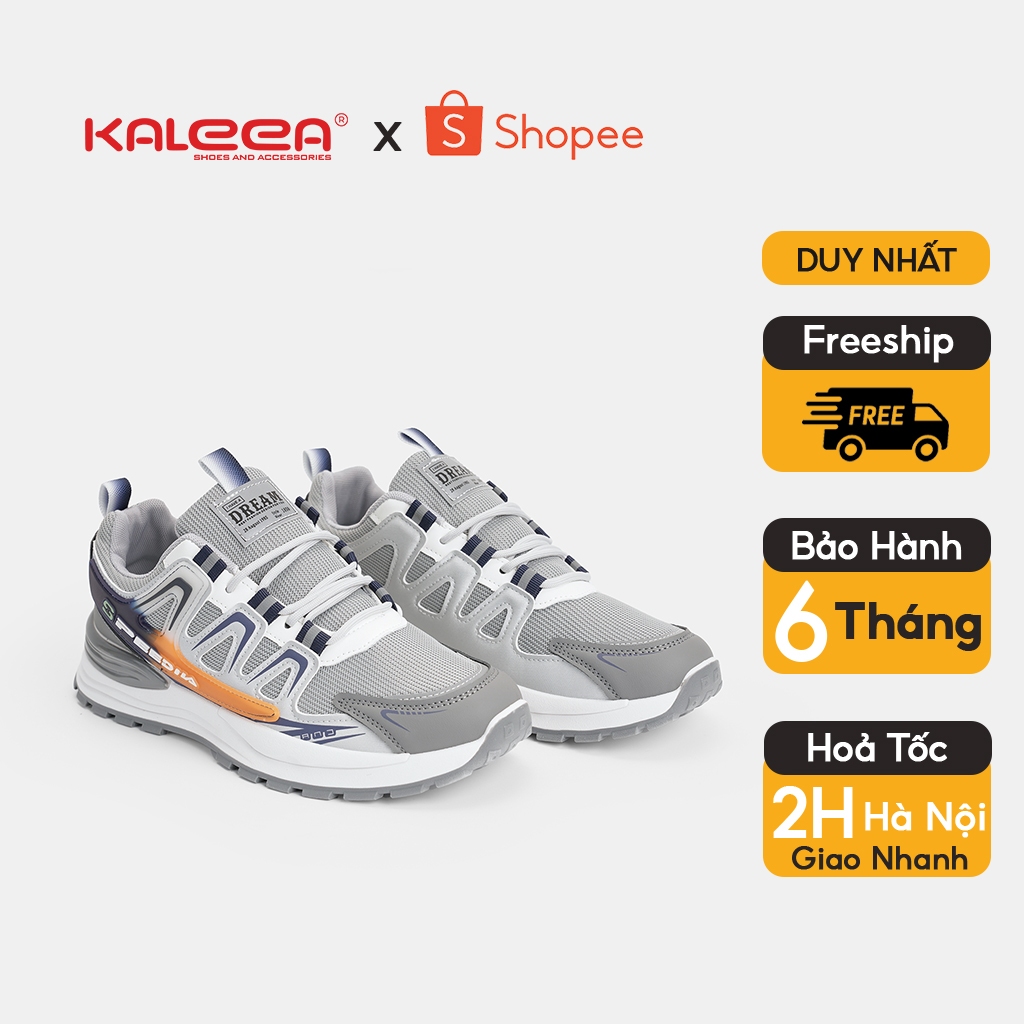 Giày Thể Thao Nam Độn Đệm Khí Thoáng Mát Đế Cao 4,5cm Chính Hãng - Kaleea T163 | Shopee Việt Nam