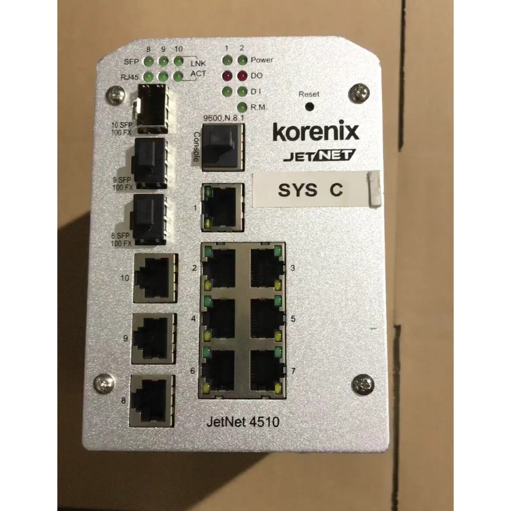 (Used) Ethernet switch công nghiệp 10 cổng Korenix JetNet 4510 | Shopee ...