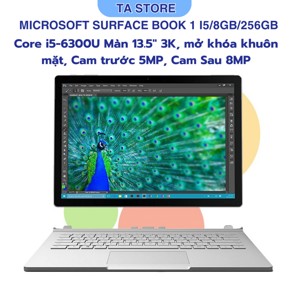 Laptop 2 in 1 Microsoft Surface Book 1 8GB/256GB Intel® Core™ i5-6300U ...