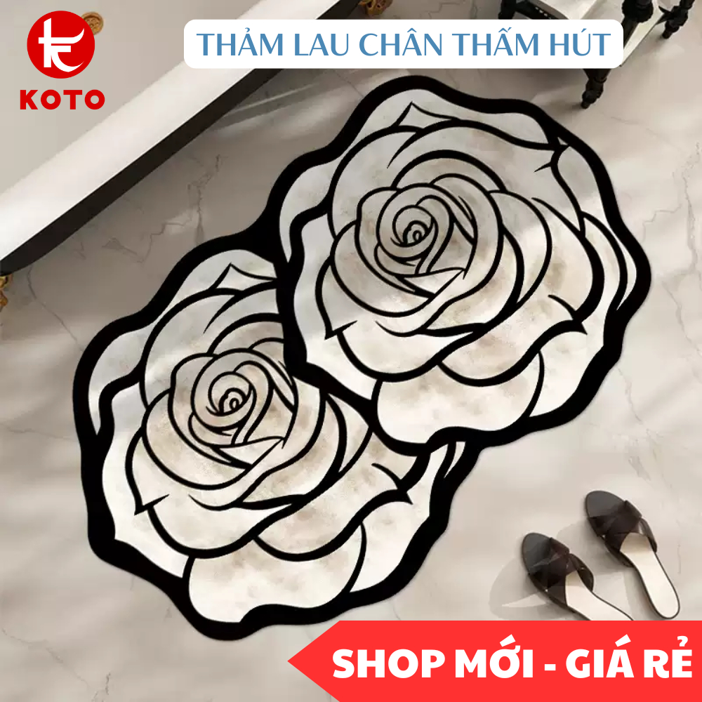 Thảm Phòng Khách Thấm Hút Chống Trượt KOTO, Thảm Chùi Chân Nhà Tắm Mẫu ...