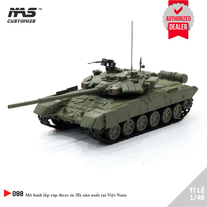 [NAS] Mô hình lắp ráp xe tăng T-90S Việt Nam 1/48, Mô hình lắp ráp quân sự xe tank Nga T-90 ...