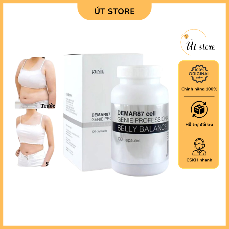 Viên uống giảm mỡ bụng Demar87 Cell Genie Professional Belly Balance ...