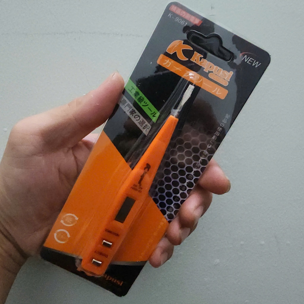 BÚT THỬ ĐIỆN ĐIỆN TỬ KAPUSI JAPAN K-9061 hàng công ty | Shopee Việt Nam