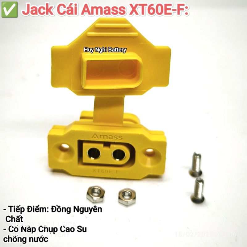 Jack Cái Amass XT60E-F: Cố Định, Có Nắp Che, Tiếp Điểm Đồng Nguyên Chất | Shopee Việt Nam