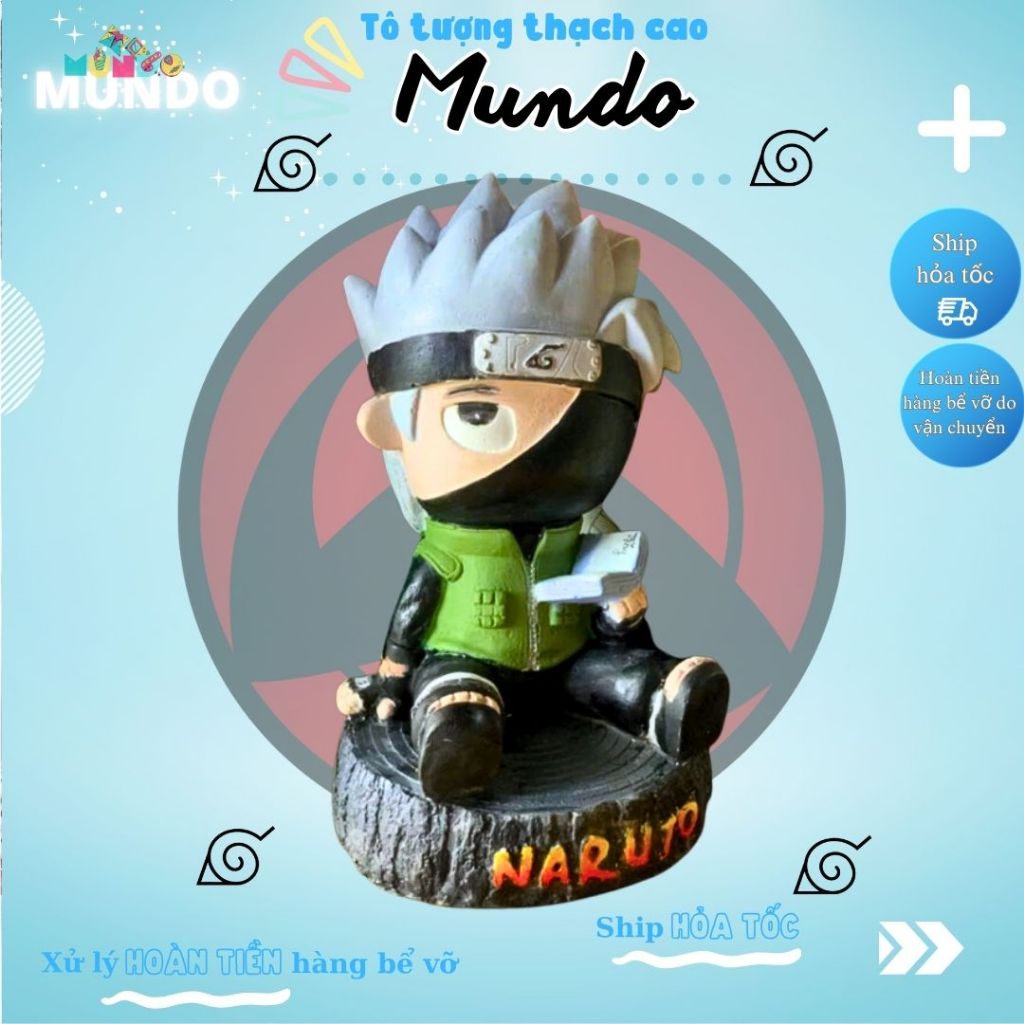 Tô Tượng Thạch Cao Naruto Kakashi SIZE 3XL, Tượng Thạch Cao MUNDO | Shopee Việt Nam