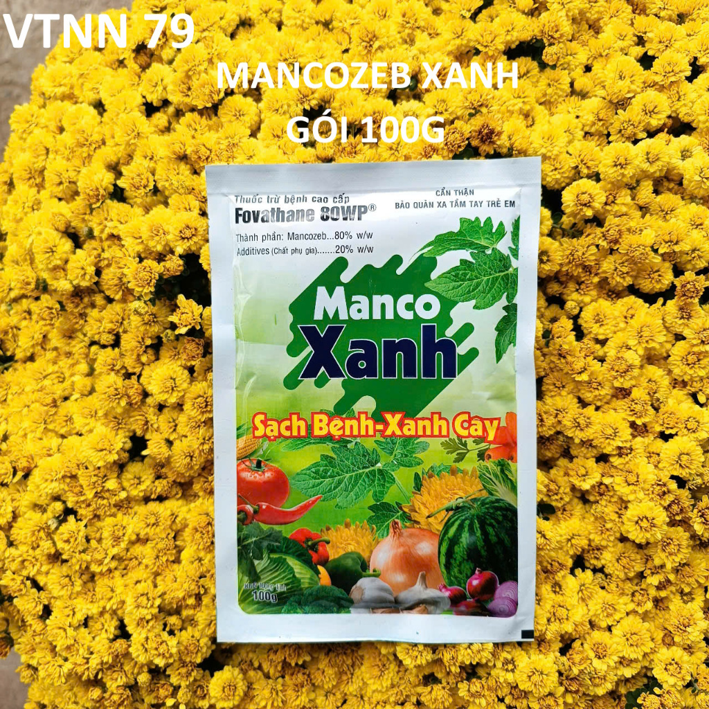 MANCO XANH GÓI 100G - FOVATHANE 80WP, MANCOZEB 80% | Shopee Việt Nam