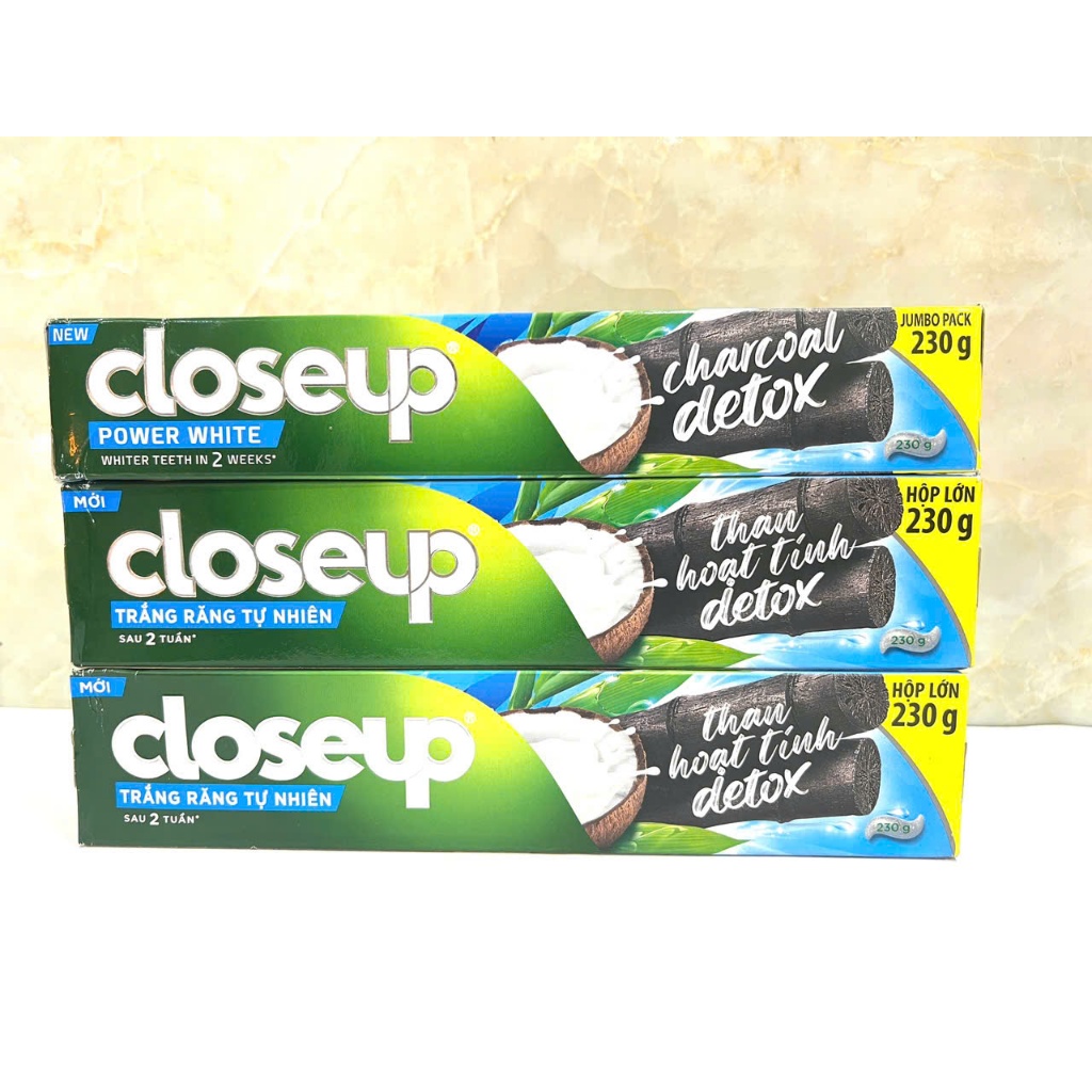 Kem Đánh Răng Closeup Trắng Răng Tự Nhiên Than Hoạt Tính Detox 180g ...