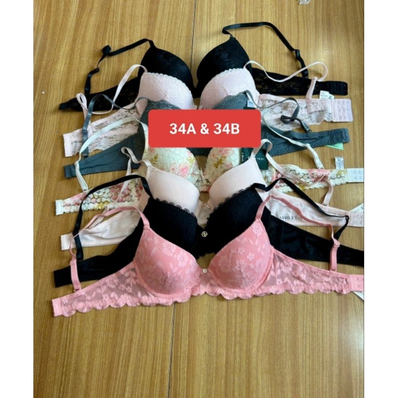 (Hàng Xuất-size 34A 34B) Áo lót có gọng đệm mỏng, đệm vừa nhiều mẫu nhiều- áo ngực có gọng mút ...