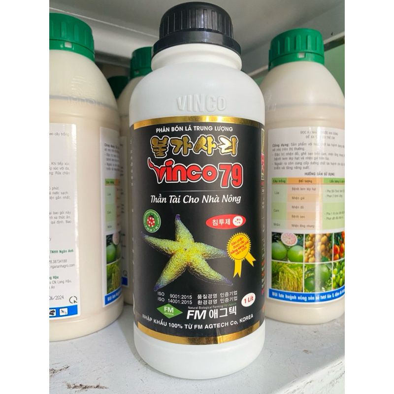 Vinco 79 (1 lít)-Thần tài cho Nhà Nông- Kích thích ra rễ, ra hoa, xanh ...