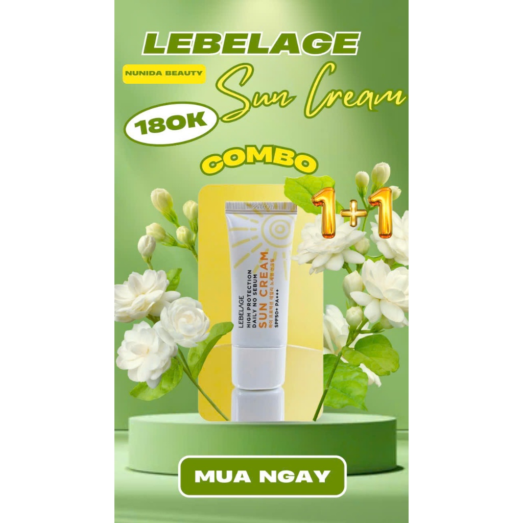 [[ LEBELAGE ]] 1+1 COMBO Kem Chống Nắng Lebelage High Protection Daily ...
