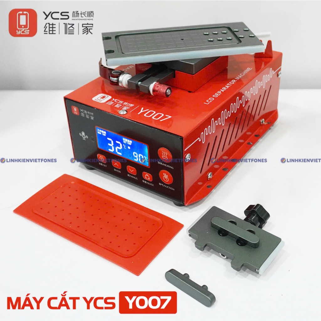 BÀN NHIỆT Cắt Kính YCS Y007 XOAY 360º Tích Hợp ĐIỀU KHIỂN Giọng Nói ...