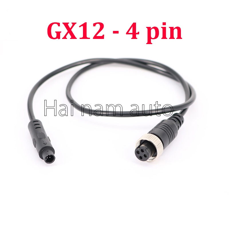 Dây đổi đầu GX12 sang 4 pin cho camera ô tô nghị định 10 | Shopee Việt Nam