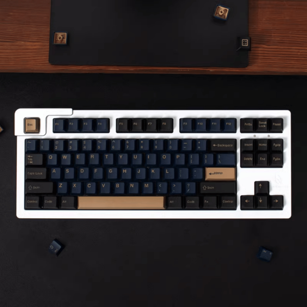 [HỎA TỐC] Keycap CMK Blue Samurai | 173 nút - nhựa ABS dày 1,5mm - in Double-shot - Profile ...