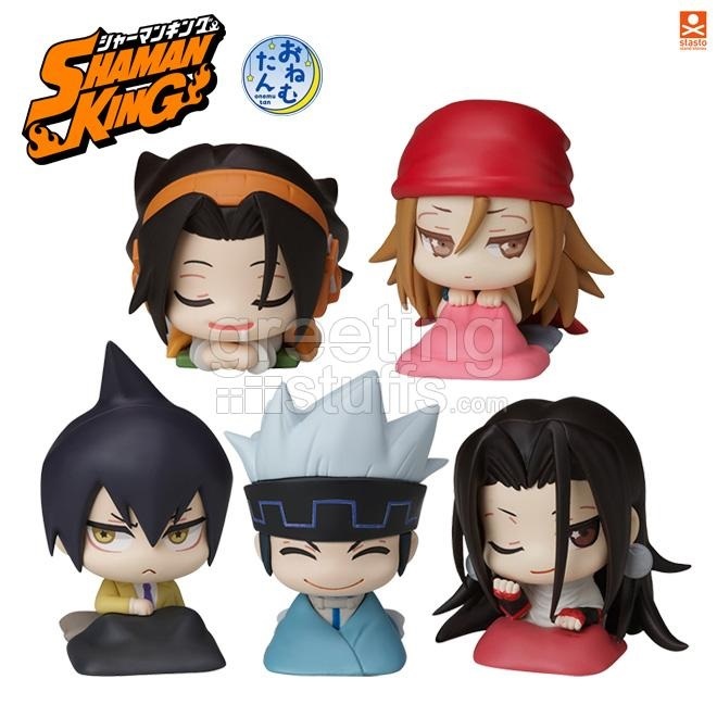 Bộ 5 Mô hình Shaman King Chibi TRỨNG BANDAI GASHAPON chính hãng 2152 ...
