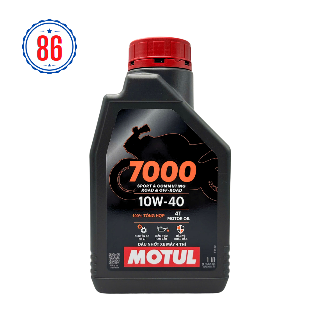 Motul 7000 10W40 1L Nhớt tổng hợp 100% cho xe số,côn tay.. | Shopee ...
