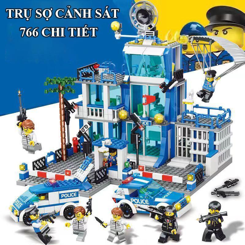 Đồ chơi lắp ráp Lego Cảnh sát Swat 766 chi tiết, Mô hình lắp ráp Lego ...