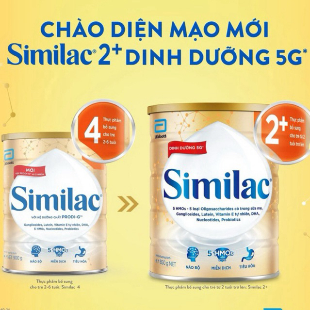 Sữa Bột Similac 5G Step 2+ 850gram | Shopee Việt Nam