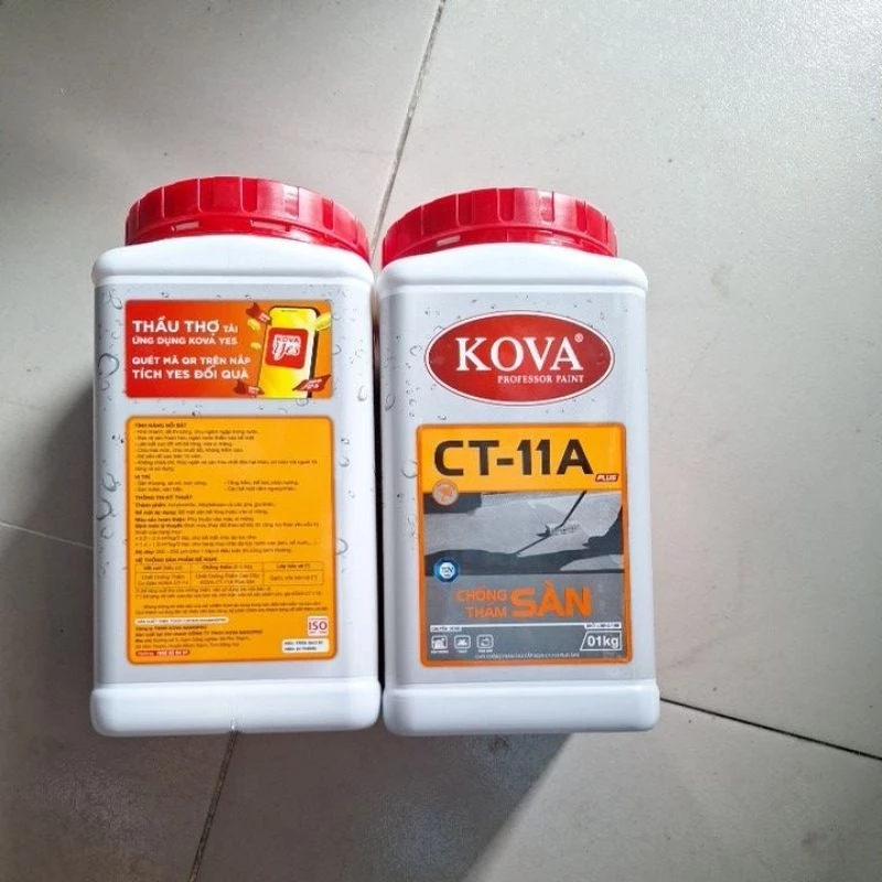 CHỐNG THẤM SÀN KOVA CT-11A PLUS LON 1KG | Shopee Việt Nam
