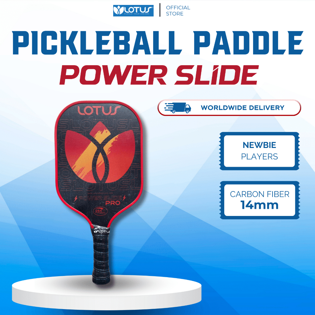 Vợt Pickleball Đỏ LOTUS Cao Cấp, Độ Ổn Định Vượt Trội, Phù Hợp Tất Cả ...