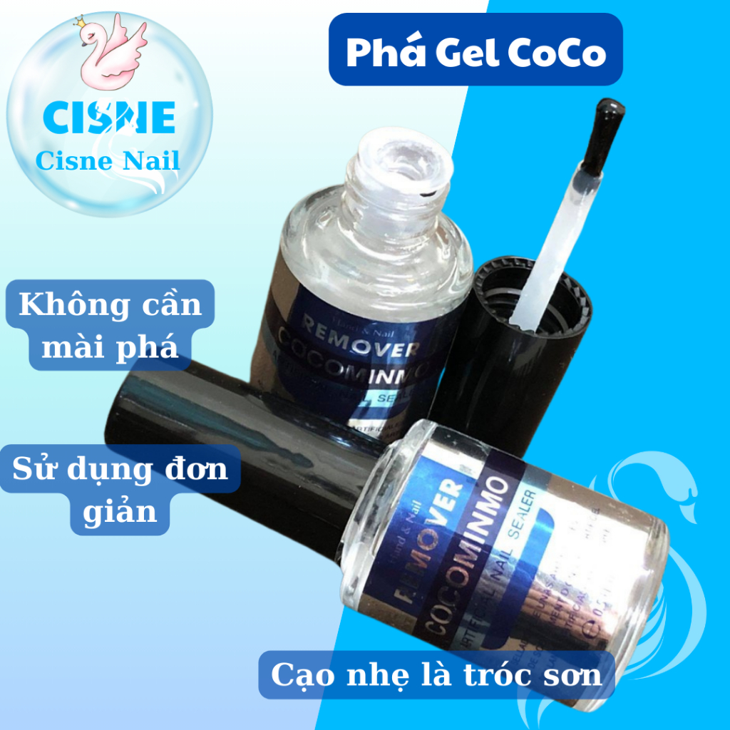 Phá gel Cocomino chính hãng , phá gel lạnh Coco,Cisne Nail | Shopee ...