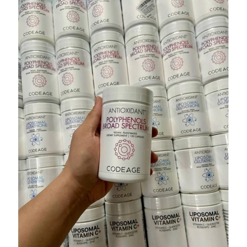 VIÊN UỐNG CHỐNG NẮNG NỘI SINH CODE..AGE POLYPHENOLS BROAD SPECTRUM | Shopee Việt Nam