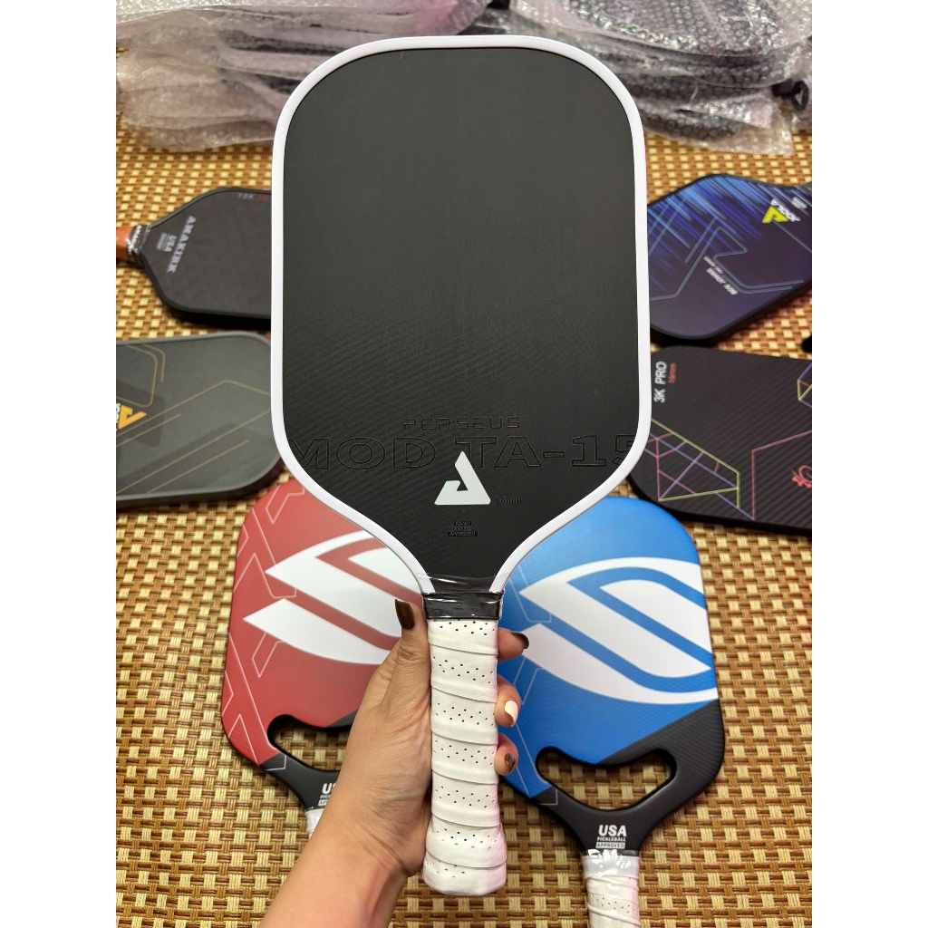 Vợt Pickleball JOOLA Mod TA-15 Full Carbon 16mm Mặt Nhám Siêu Nhẹ Cho ...