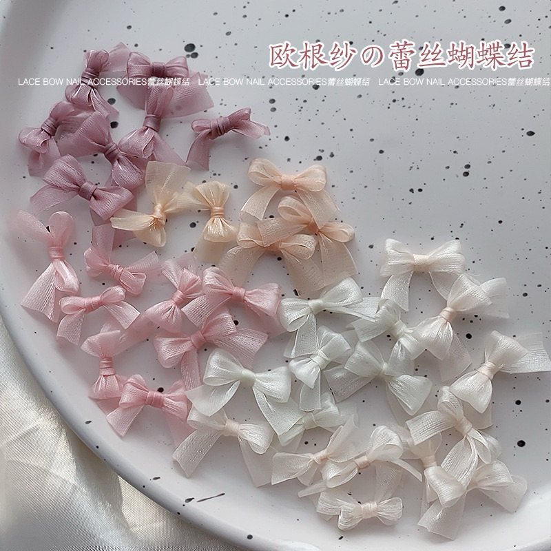 Nơ Ren Nail (2chiếc) | Shopee Việt Nam