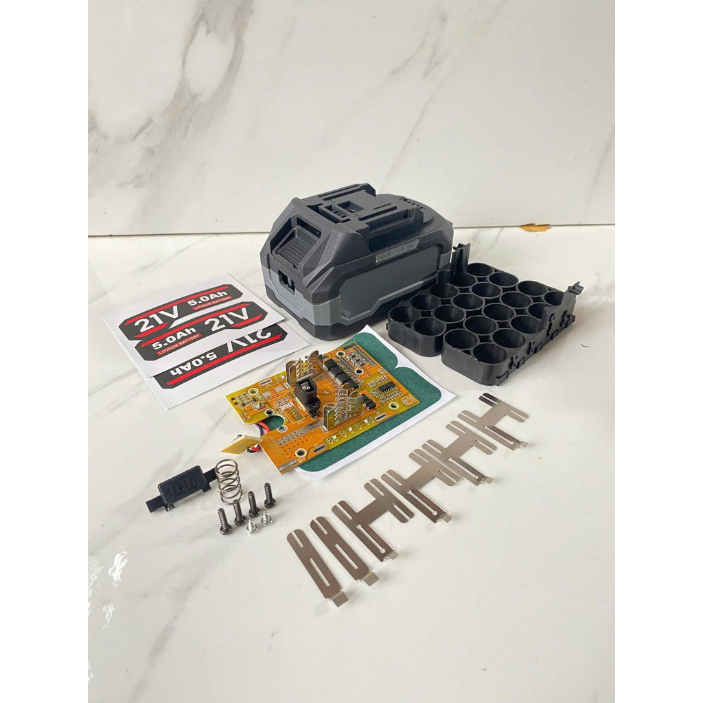 Makita 18V Loại 10cell và 15cell Đóng các lõi cell 18650 SS 25R, VTC5D, EVE25p mới, Highstar mới ...