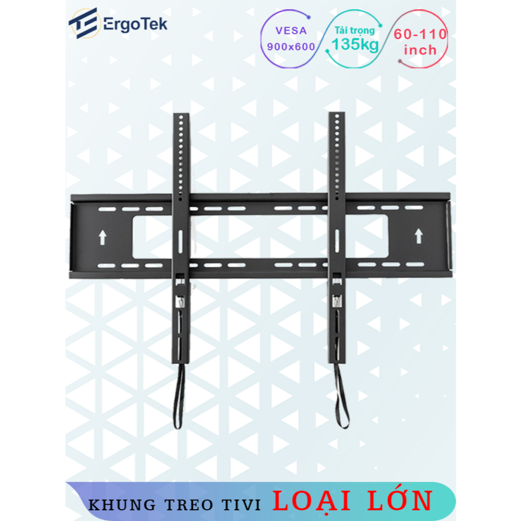 E95 - Khung treo tivi [65-100inch] Giá treo tivi phẳng sát tường loại lớn. - Ergotek | Shopee ...