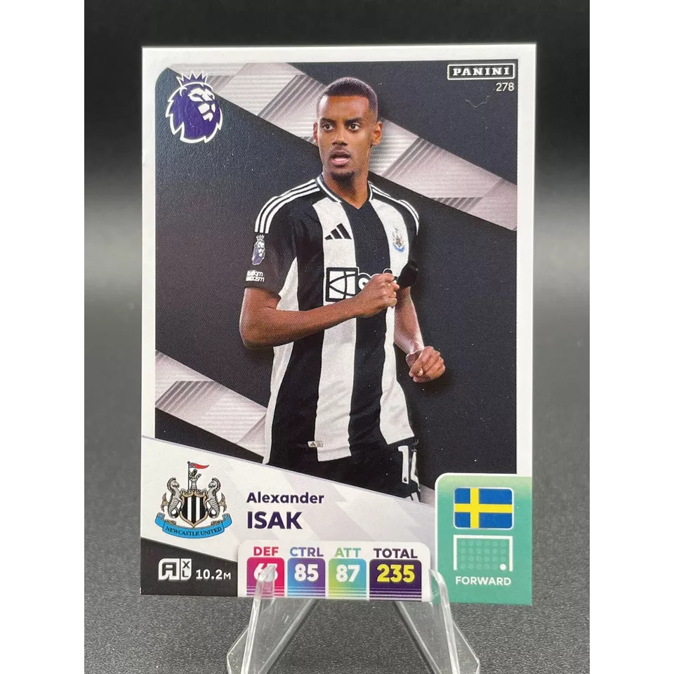 Thẻ Alexander Isak Adrenalyn XL Panini Premier League 24/25 (Newcastle ...