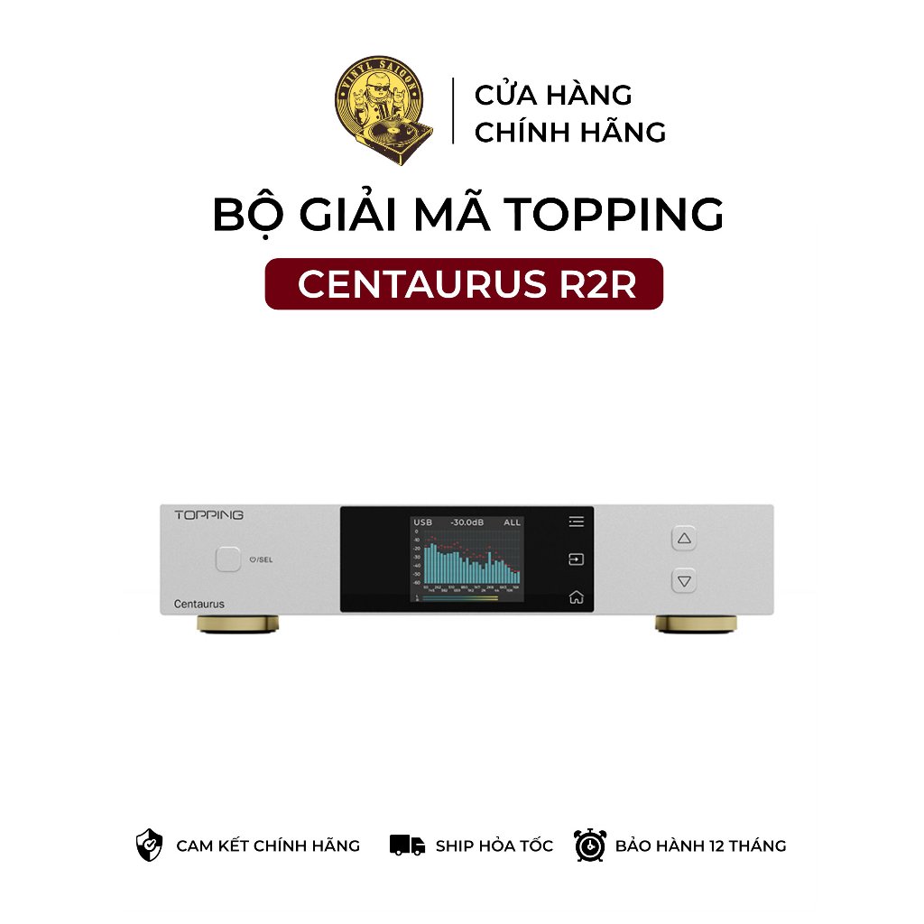 Bộ Giải Mã Dac/Amp Topping Centaurus R2R - Bảo Hành 12 Tháng | Shopee ...