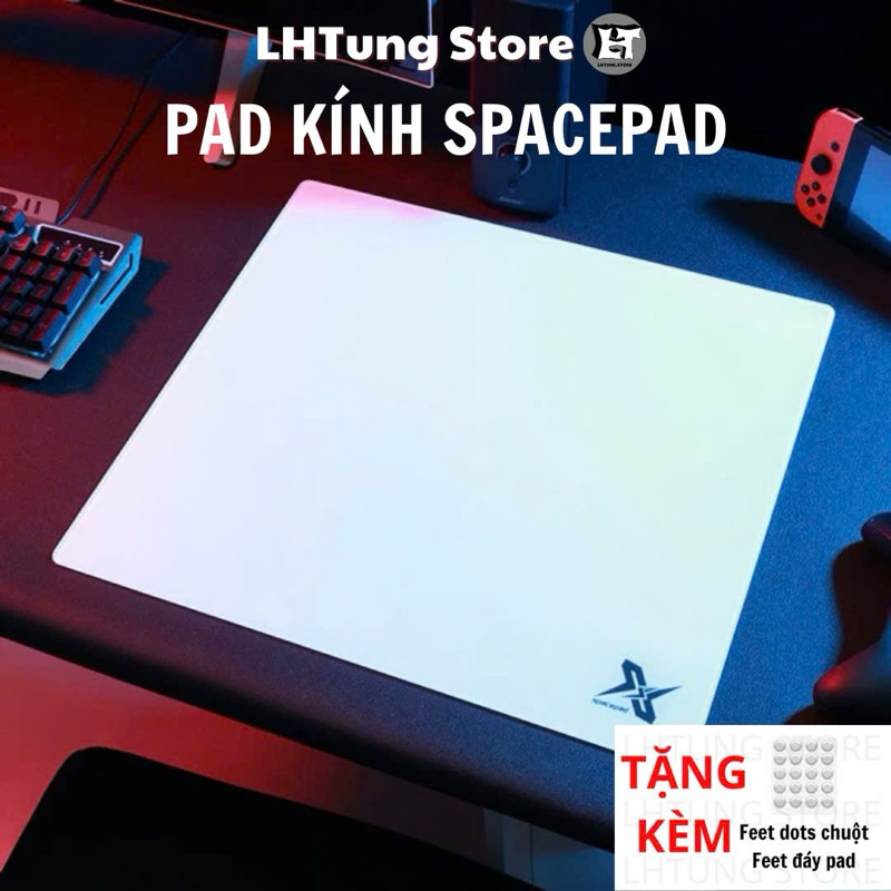 [SẴN] Pad kính gaming SpacePad - Lót chuột Spacepad | Pad chuột chơi game (Chính hãng - Tặng kèm ...